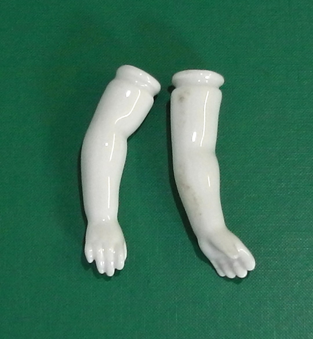 Vintage Dolls Arms, Doll Lower Arms Bisque, 2.85" Long to Tie In ...