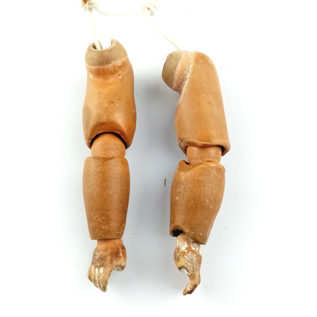 Doll Arms Replacement, Small Composition and Wood Arms for Antique Ball ...