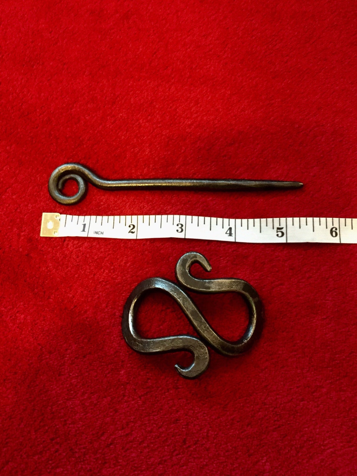 Hand Forged Hair Clip & Pin - Etsy