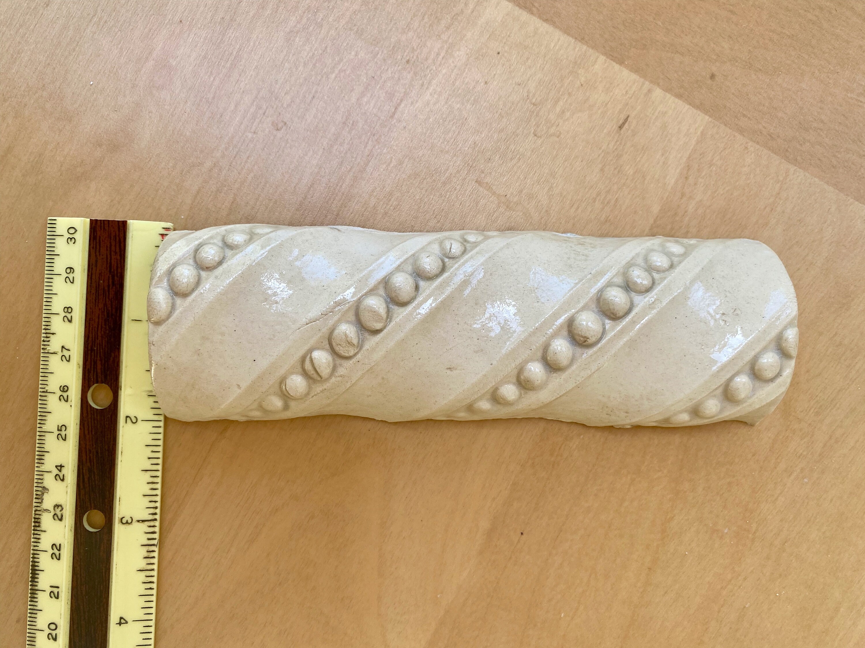 Cream Beaded Twist 6x2 Inch Trim Tiles 100 in Stock - Etsy