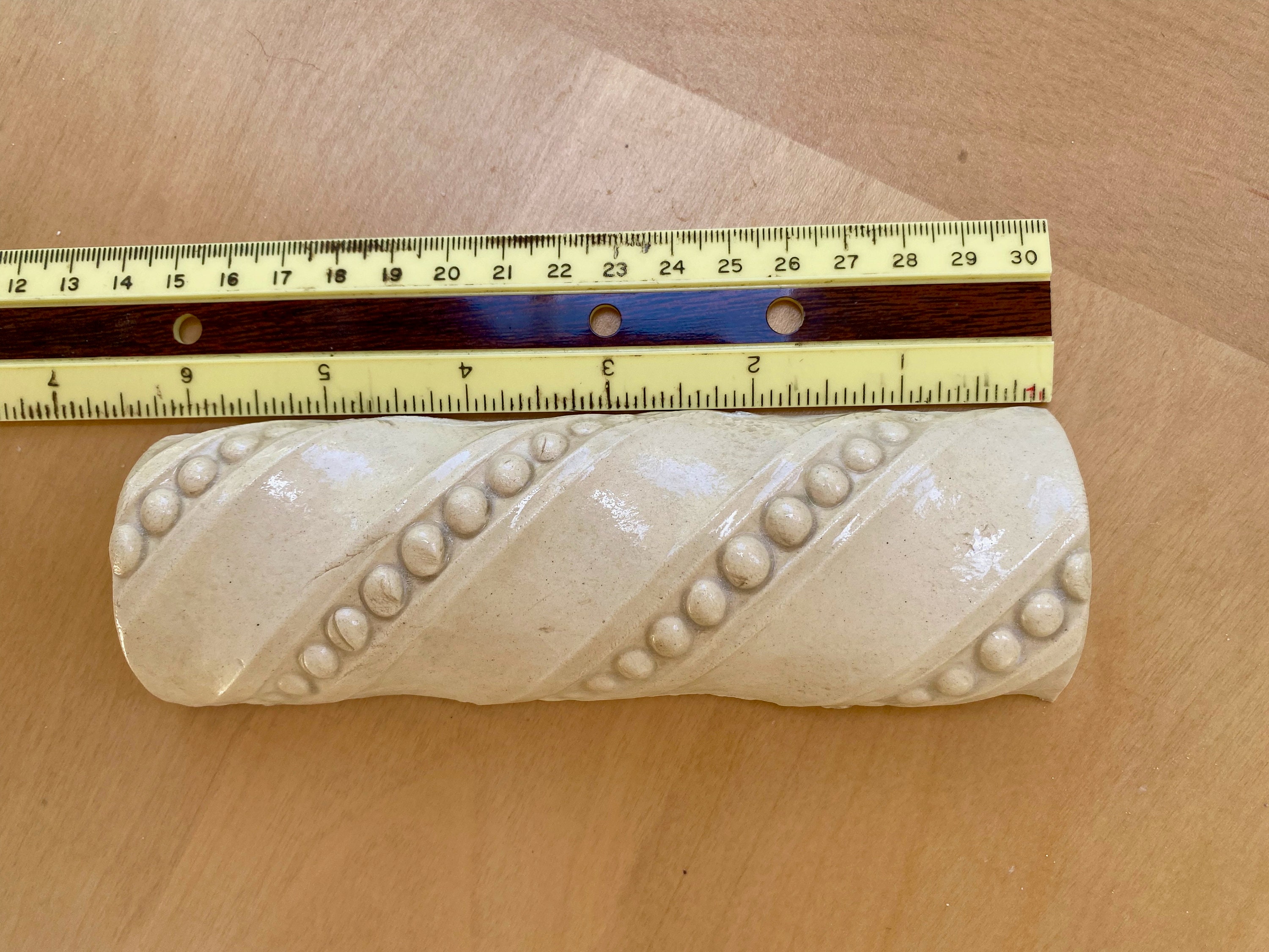 Cream Beaded Twist 6x2 Inch Trim Tiles 100 in Stock - Etsy