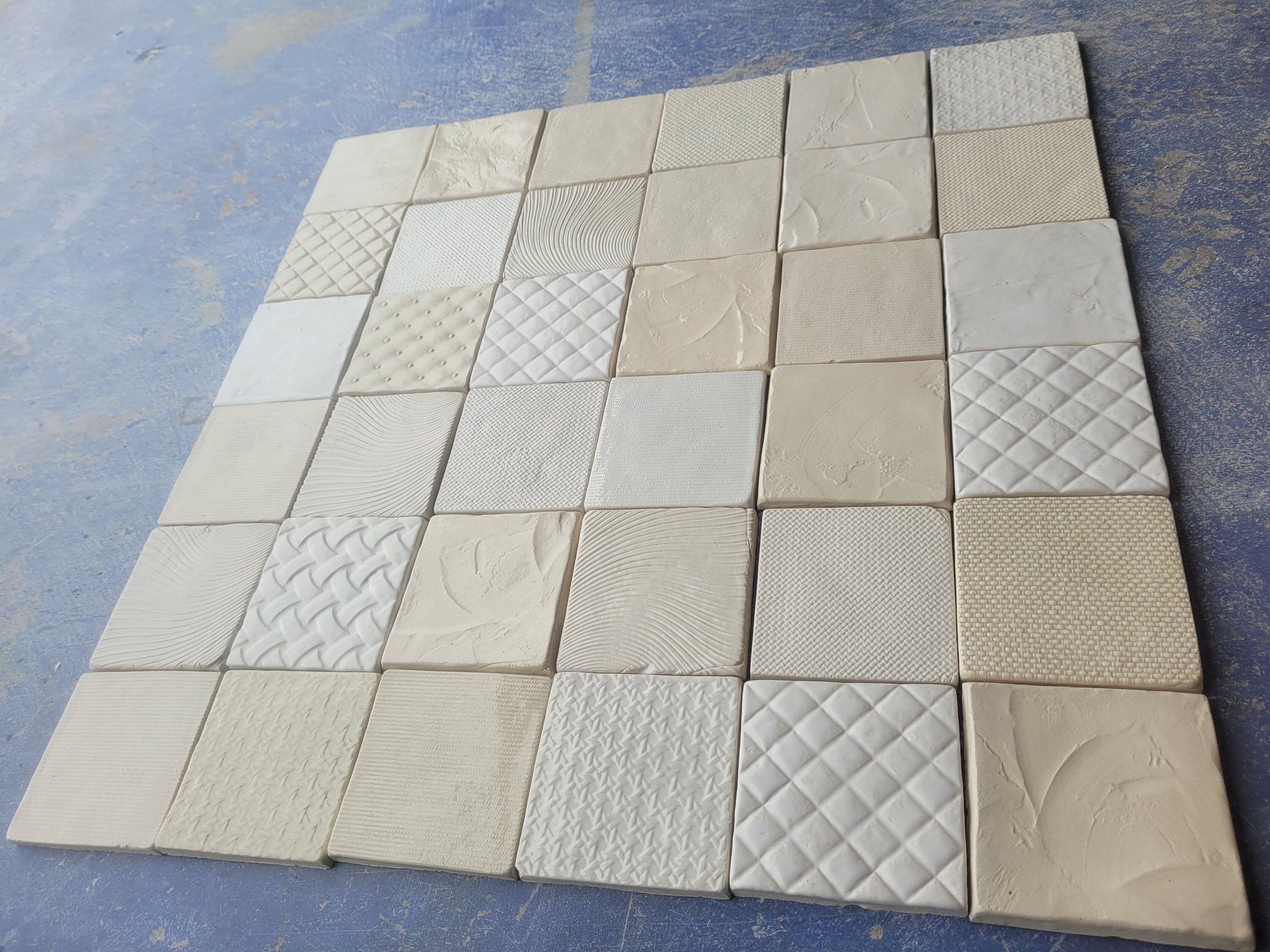 Set of 36 4 X 4 'textured Shades of Beige' - Etsy