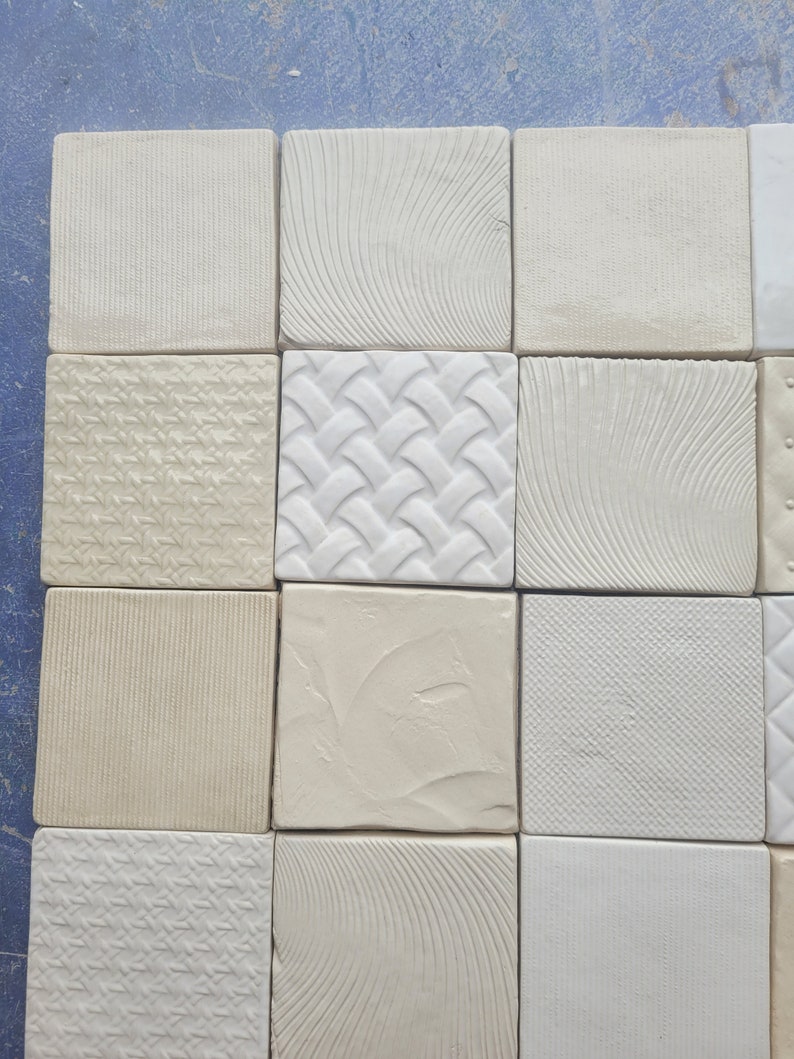 Set of 36 4 X 4 'textured Shades of Beige' - Etsy