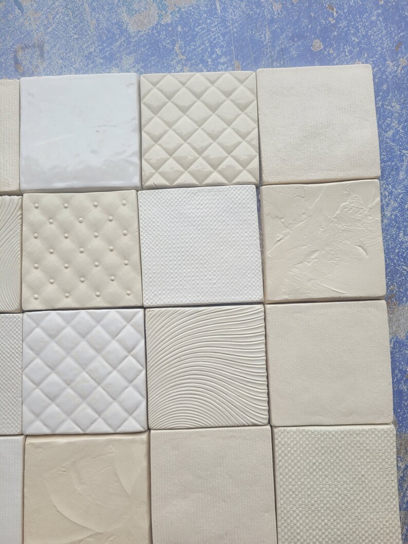 Set of 36 4 X 4 'textured Shades of Beige' - Etsy