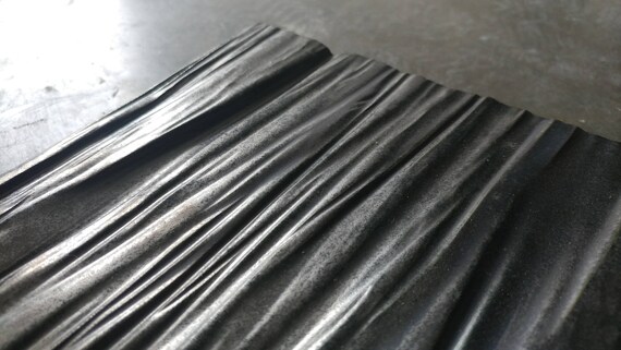 6x10 Rippled Field Tiles in Graphite Matte - Etsy