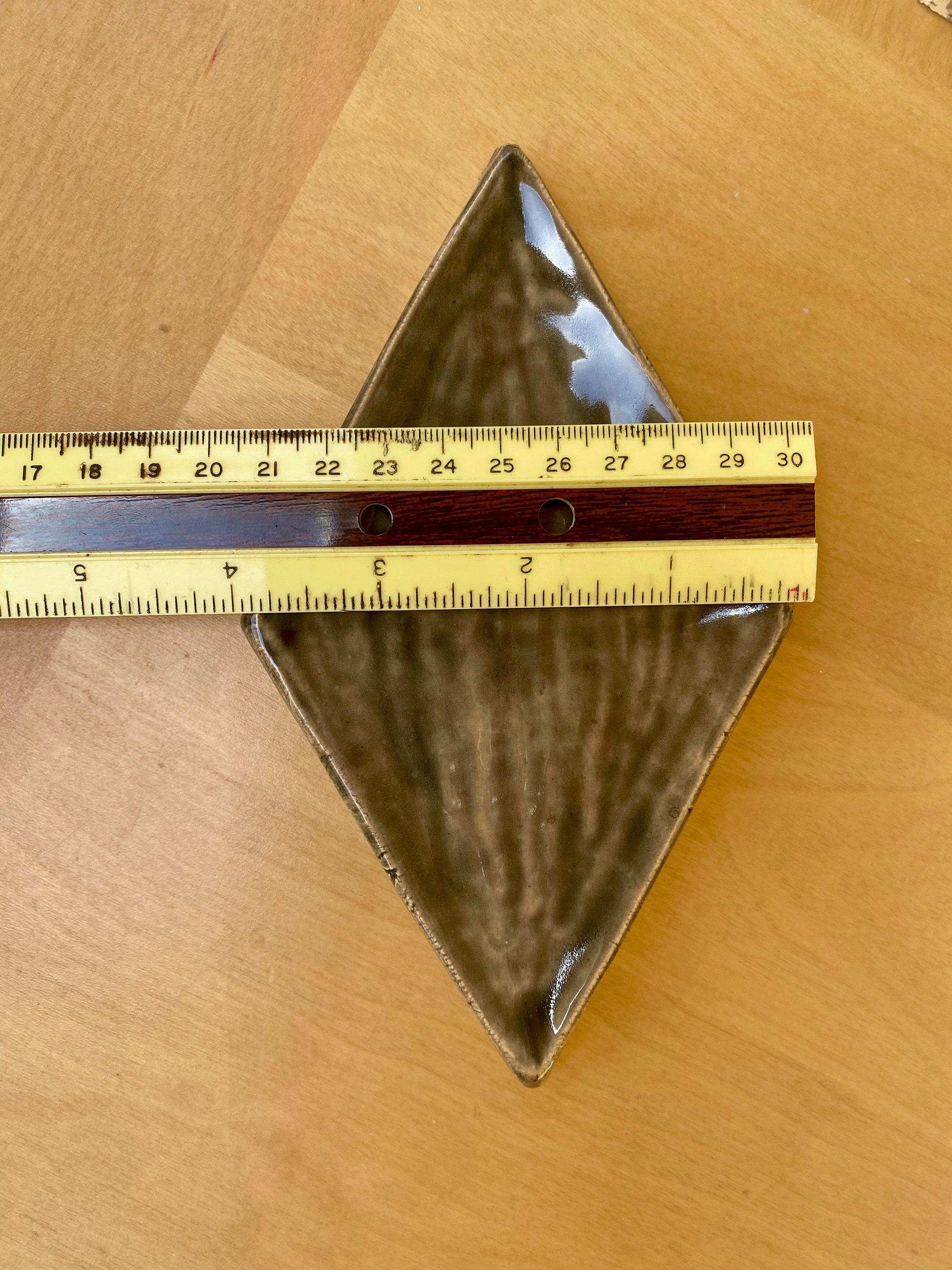 Concave 4x7 Inch Diamond Tiles in Warm Glossy Brown 220 in - Etsy