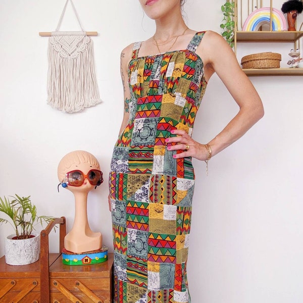 Patchwork Dress - Etsy