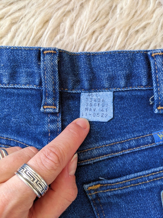 RARE deadstock Wrangler blue denim jeans, straight an… - Gem