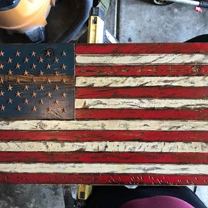 Raggedy Old Flag - 3 Ft - Etsy