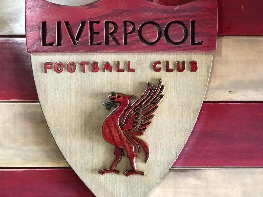 Custom Rustic Wooden Liverpool Flag - Etsy