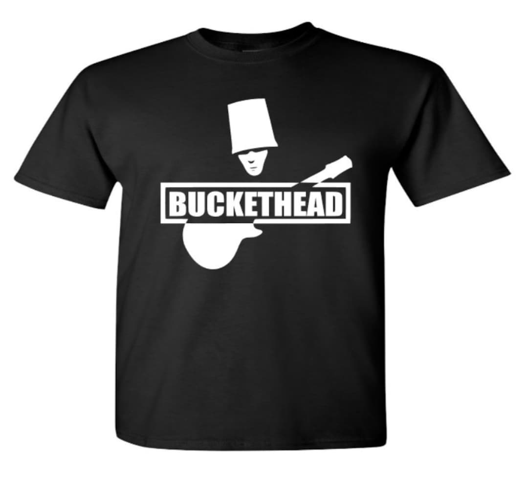Buckethead Guitar Face and Logo - Etsy