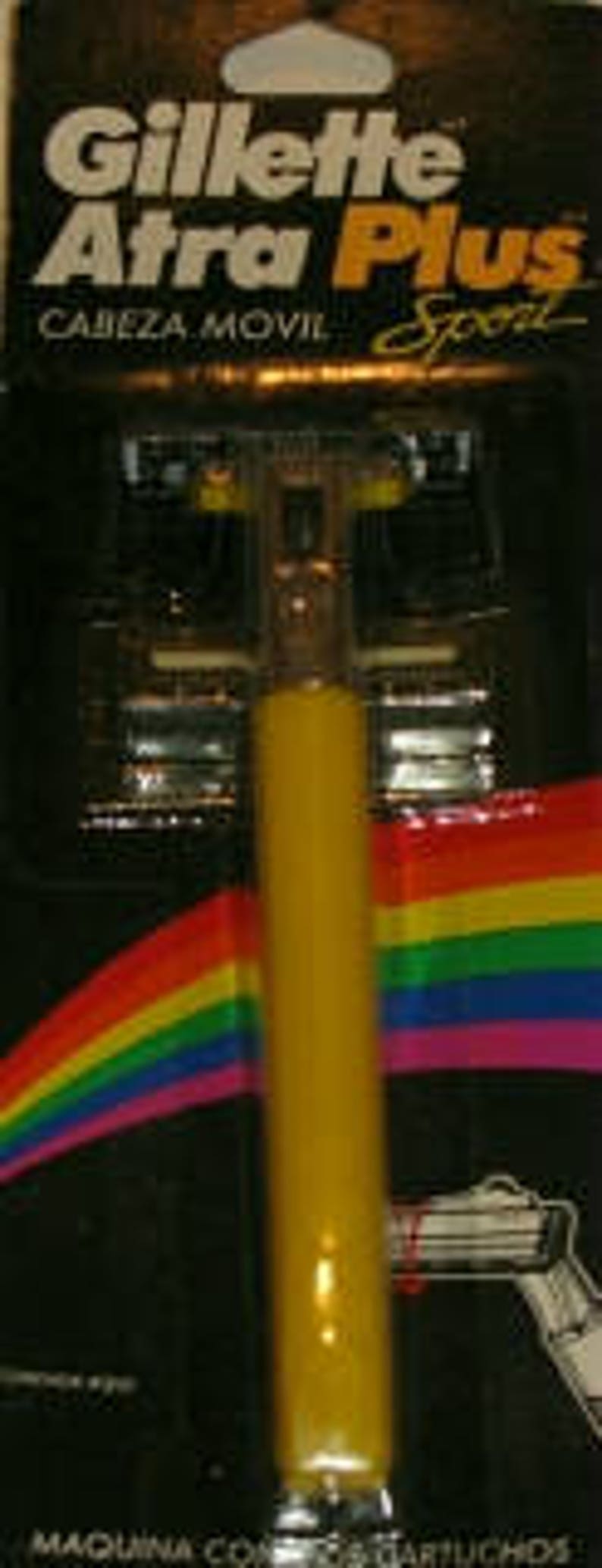 Gillette Atra Sport Plus Razor Handle YELLOW - Etsy