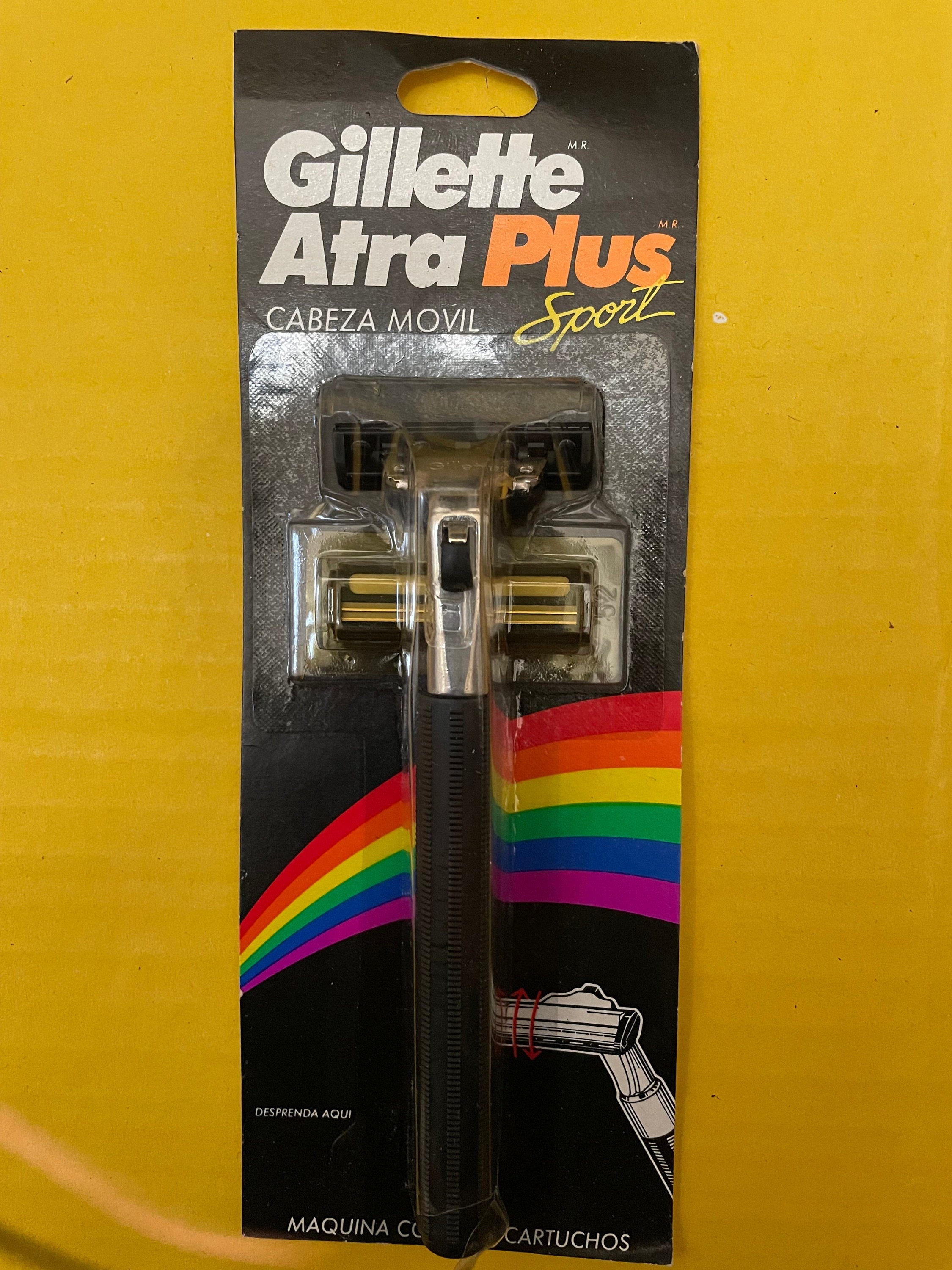 Gillette Atra Sport Razor Handle Black - Etsy