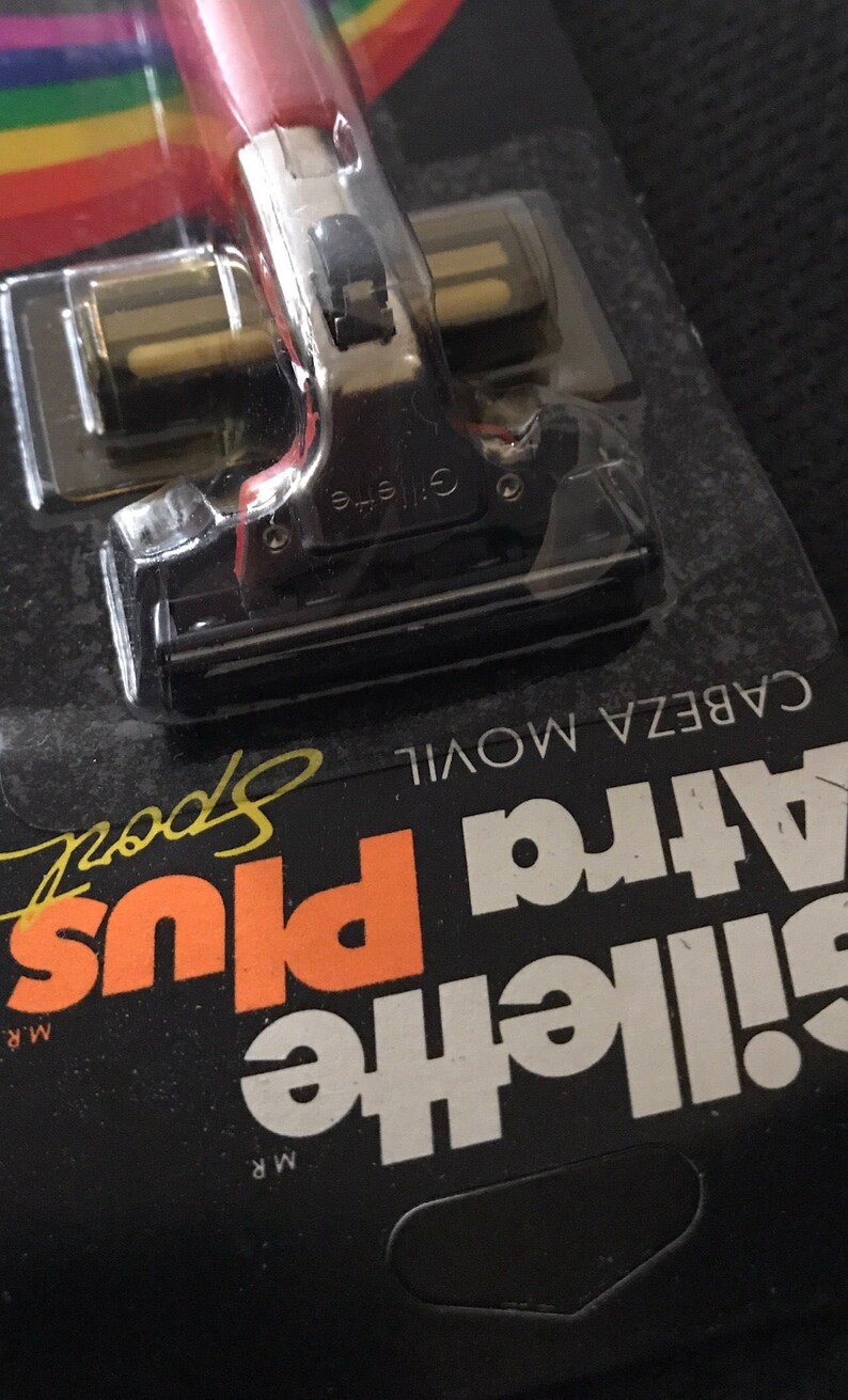 Gillette Atra Sport Plus Razor Handle - RED - Etsy