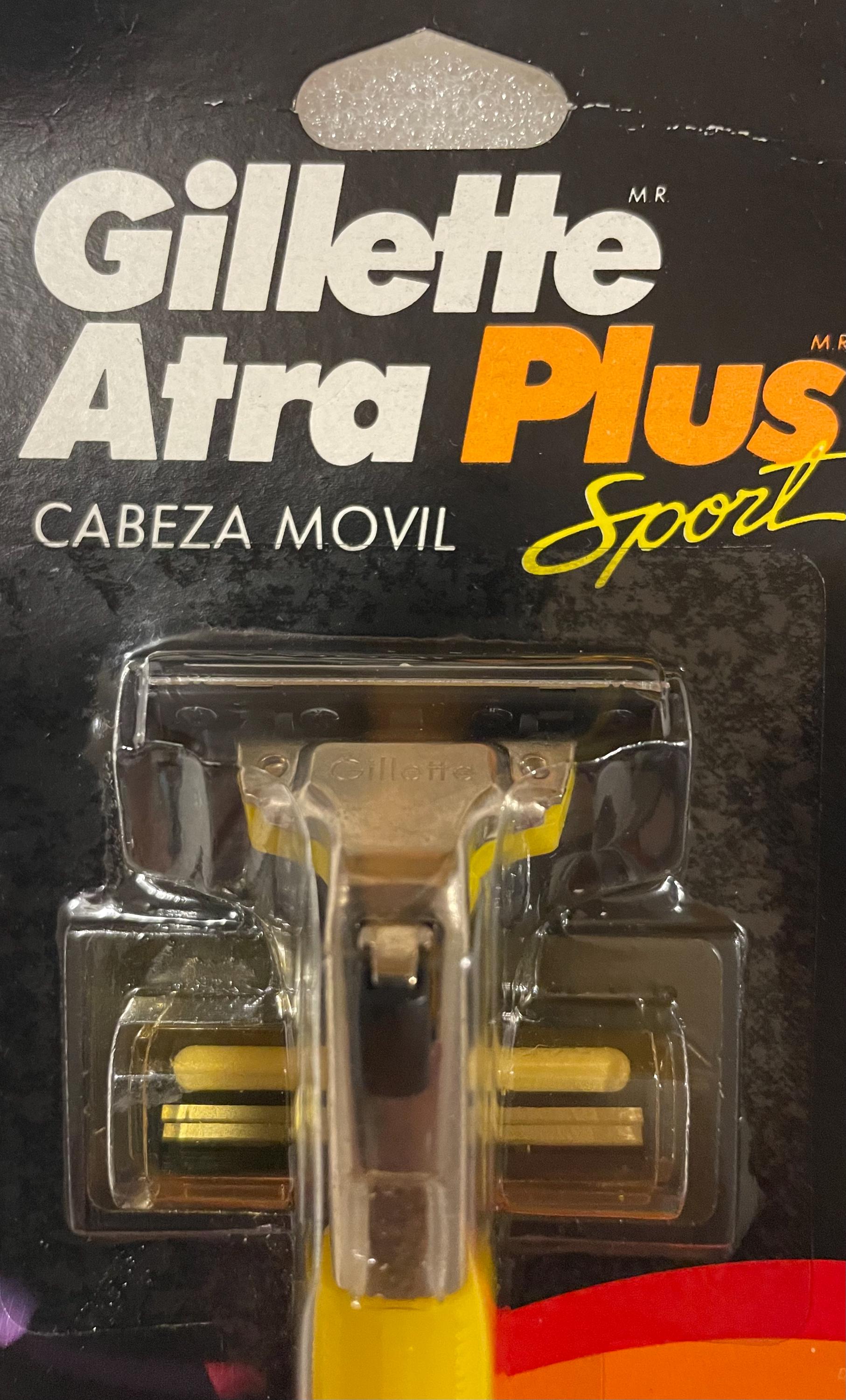 Gillette Atra Sport Plus Razor Handle - YELLOW - Etsy