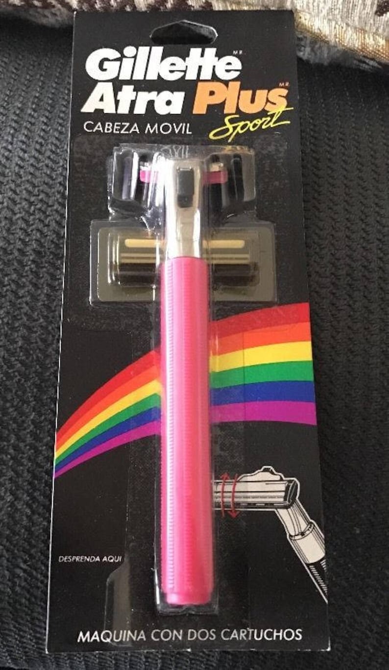 Gillette Atra Plus Razor Handle - PINK - Etsy