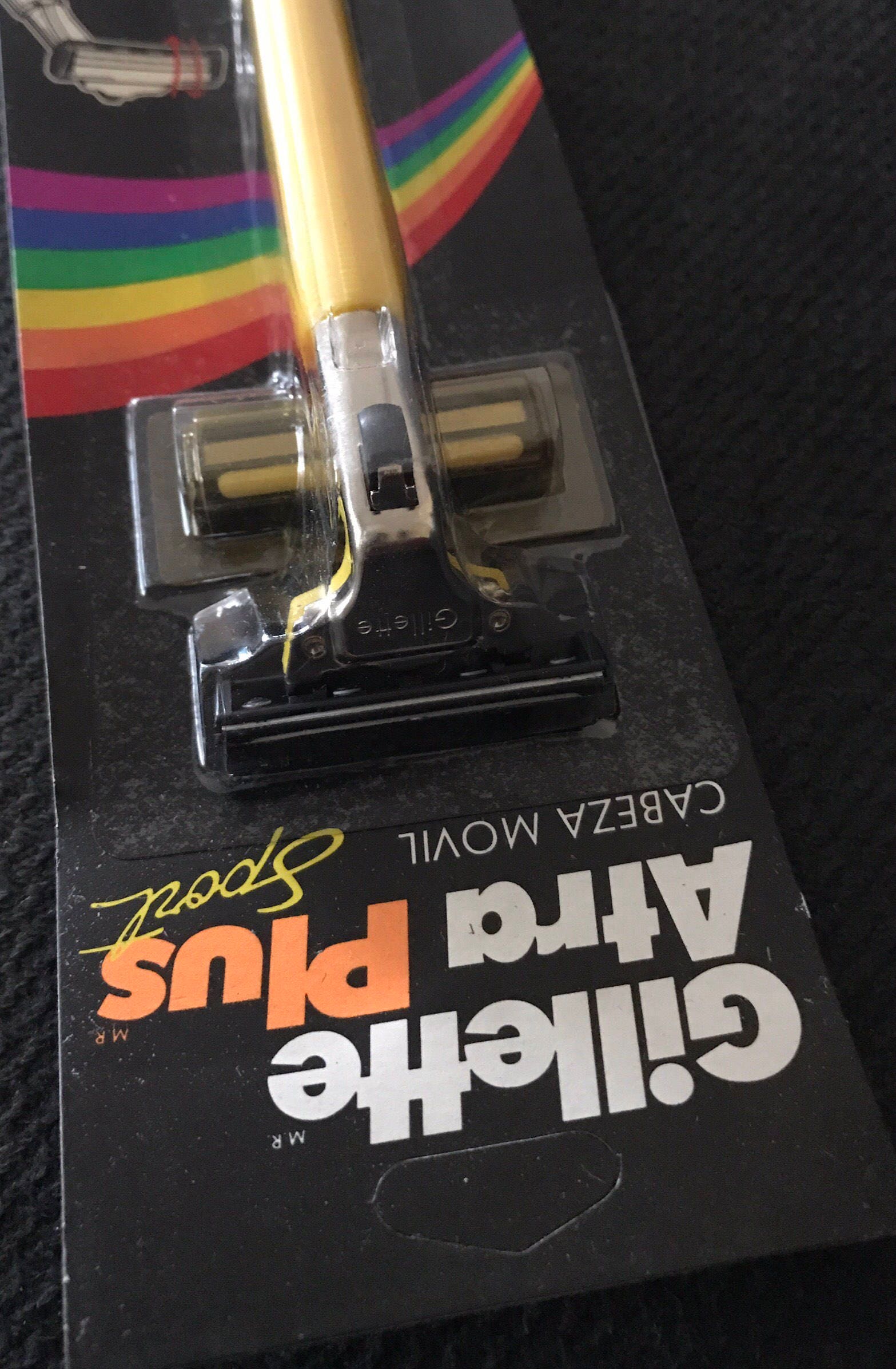 Gillette Atra Sport Plus Razor Handle - YELLOW - Etsy