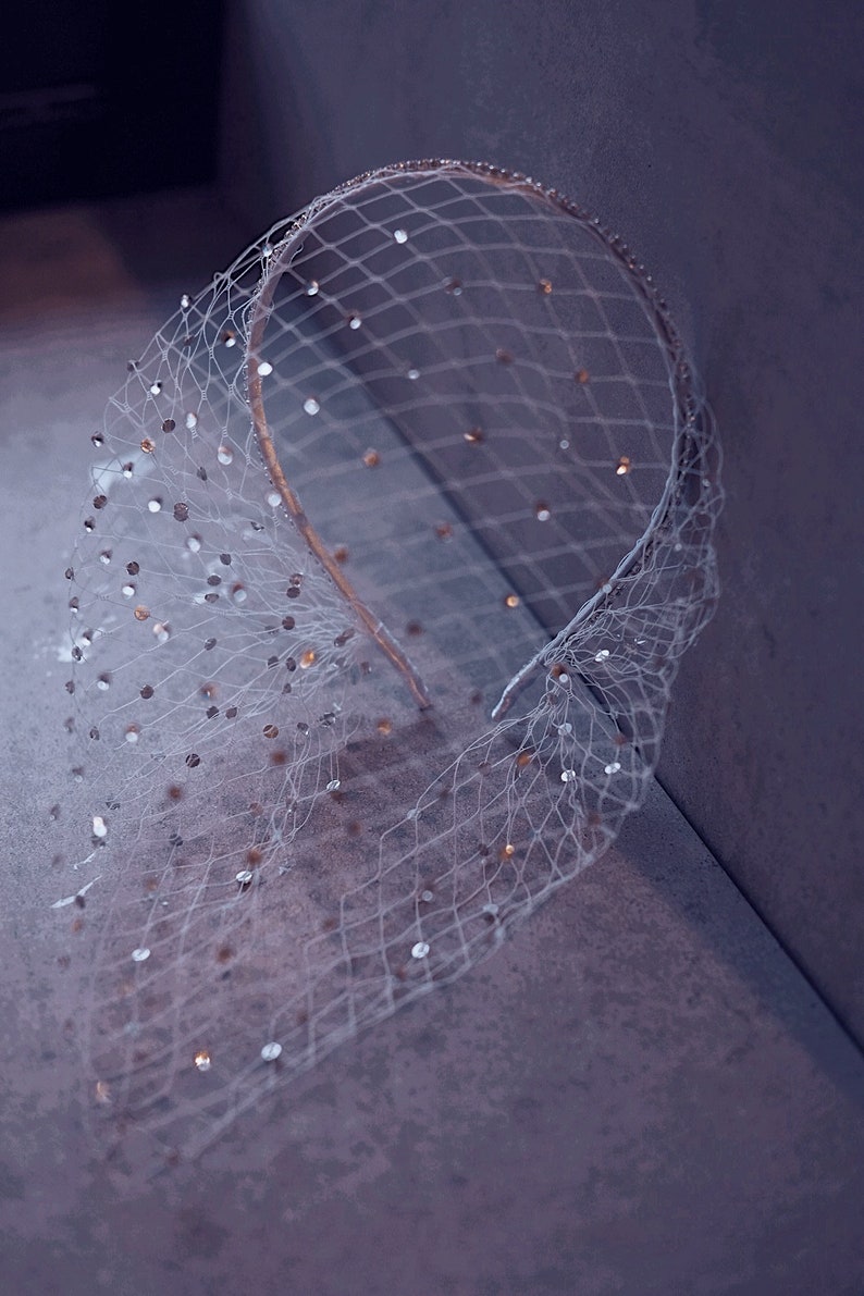 Swarovski Crystal Veil Crystal Bridal Veil Swarovski Bridal - Etsy