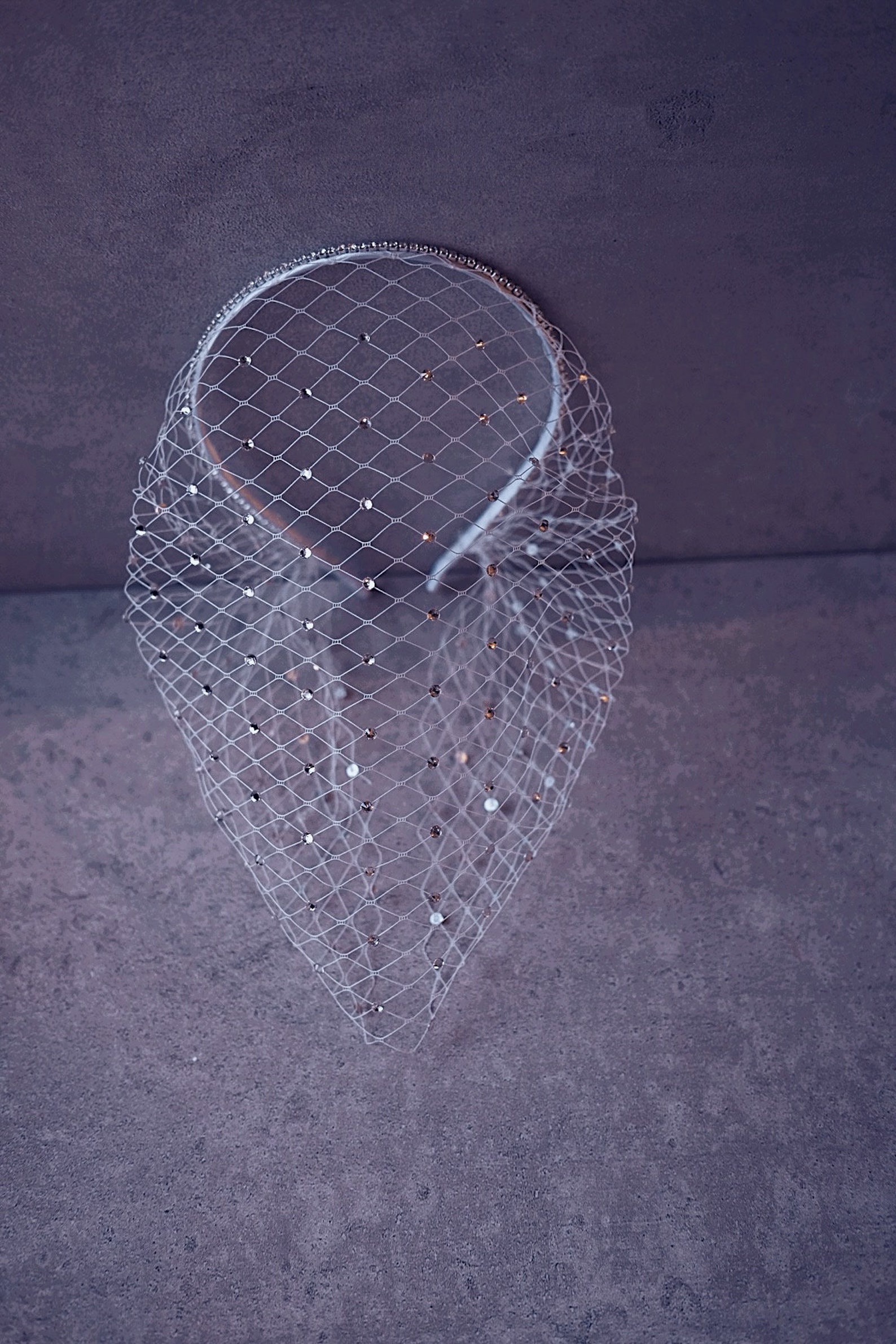 Swarovski Crystal Veil Crystal Bridal Veil Swarovski Bridal - Etsy