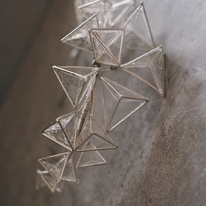 Architect Jewelry Geometric Triangle Headpiece, Triangle Crown ...