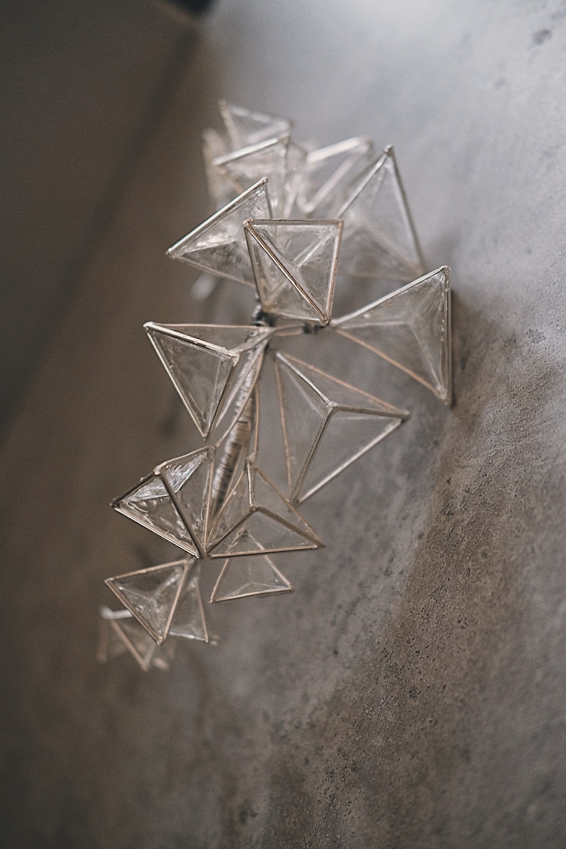 Architect Jewelry Geometric Triangle Headpiece, Triangle Crown ...