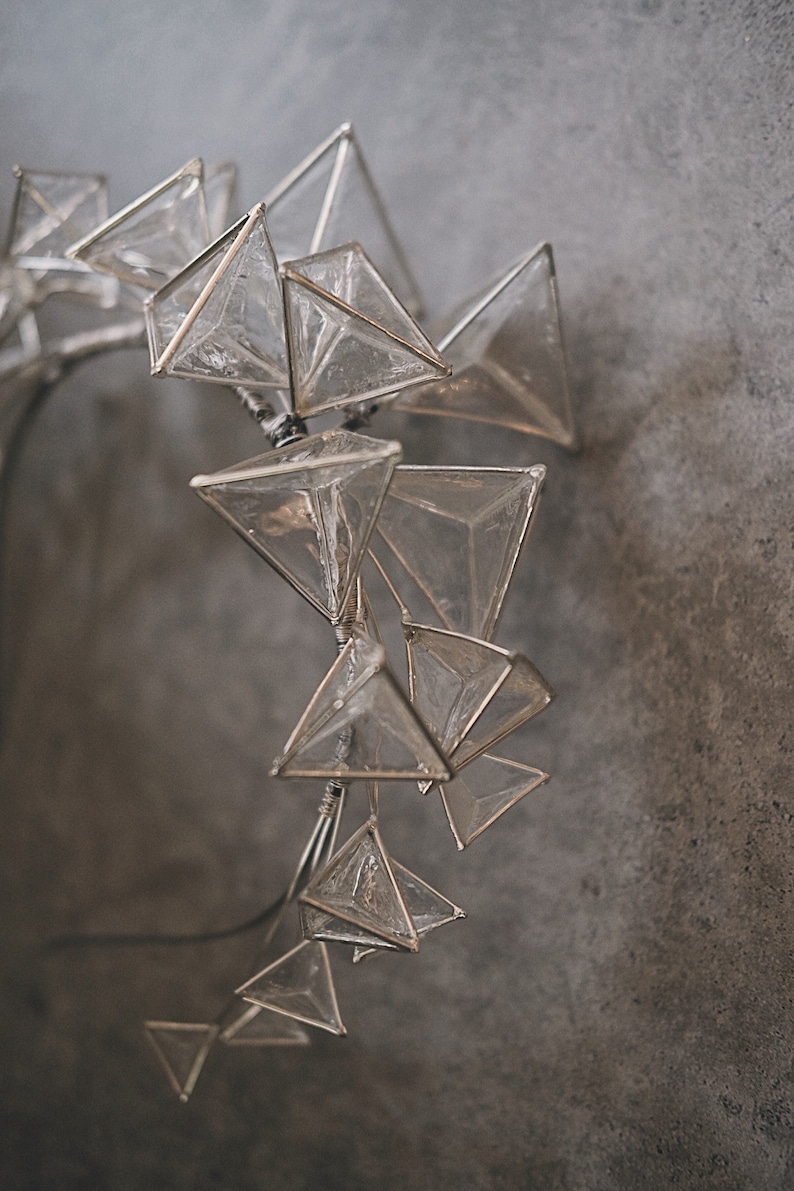 Architect Jewelry Geometric Triangle Headpiece, Triangle Crown ...