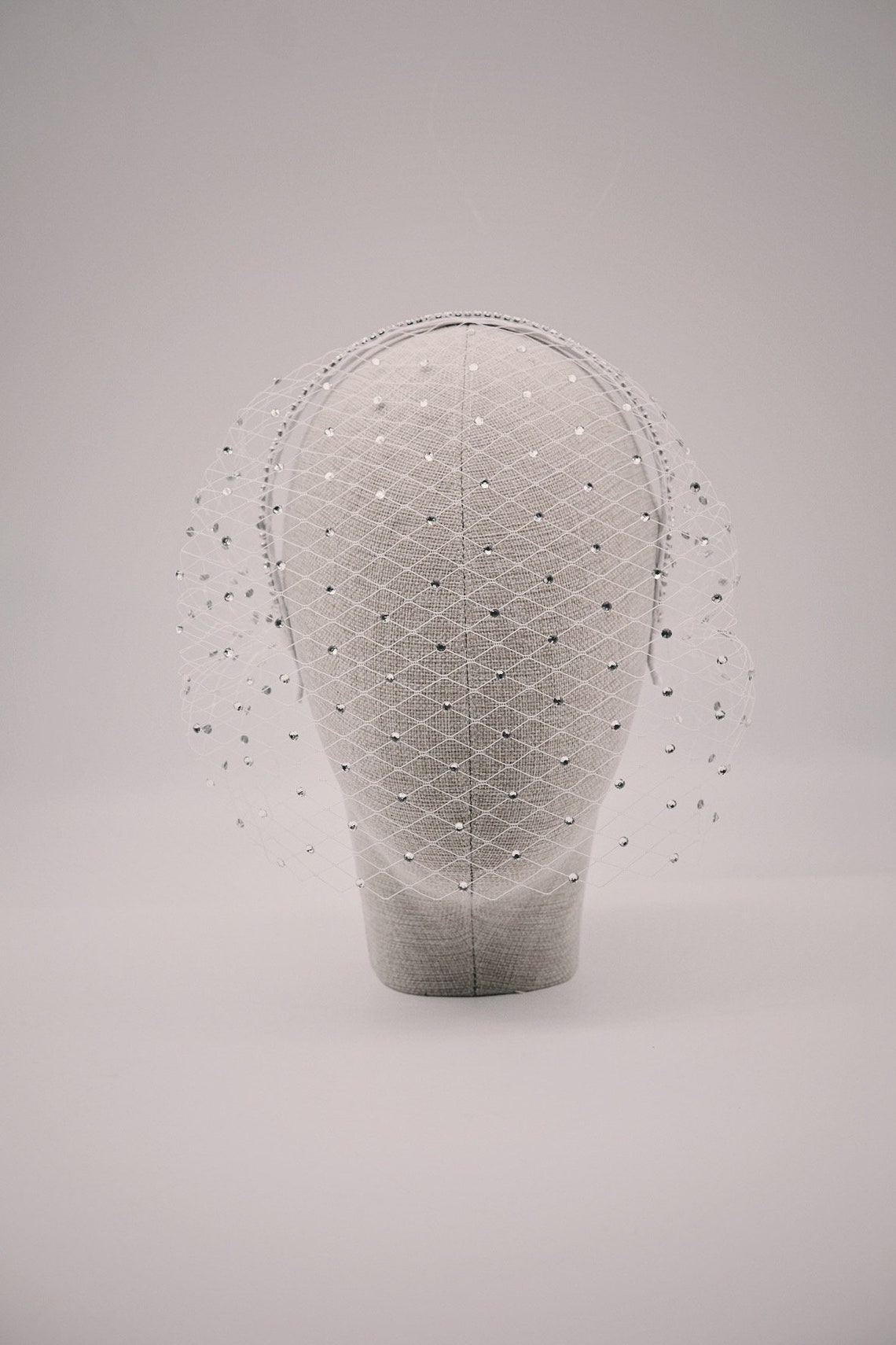 Swarovski Crystal Veil Crystal Bridal Veil Swarovski Bridal - Etsy