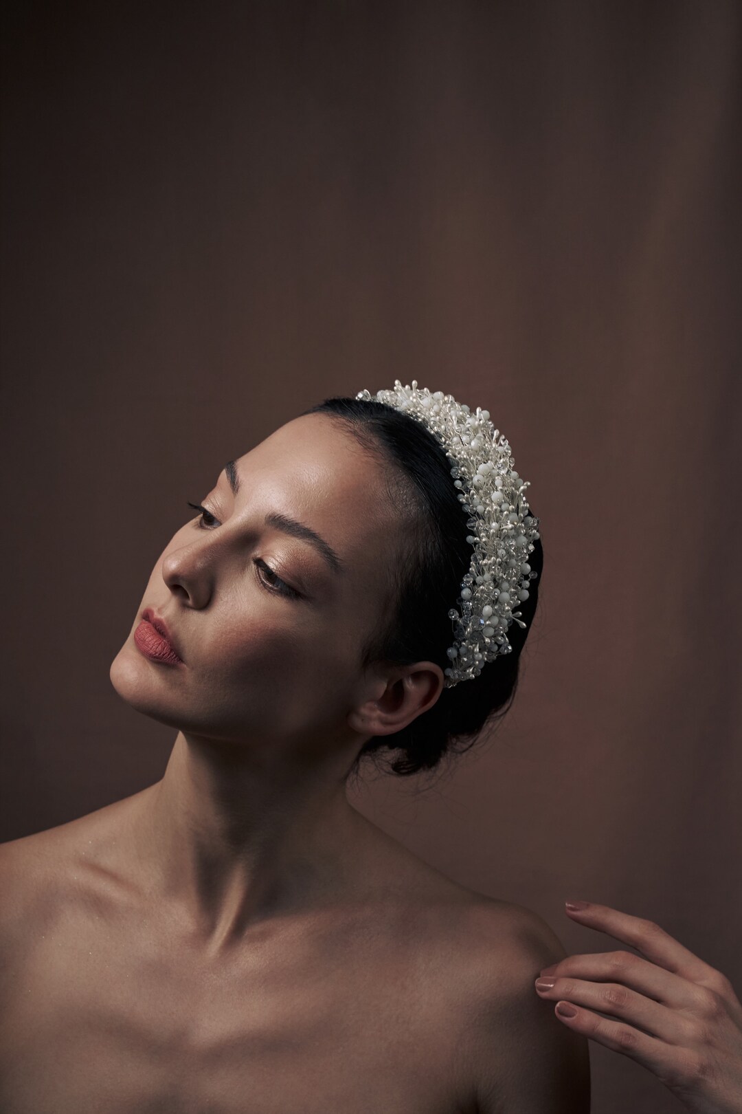 Ballerina Crown for Bride Swarovski Headpiece Crystal Bridal - Etsy