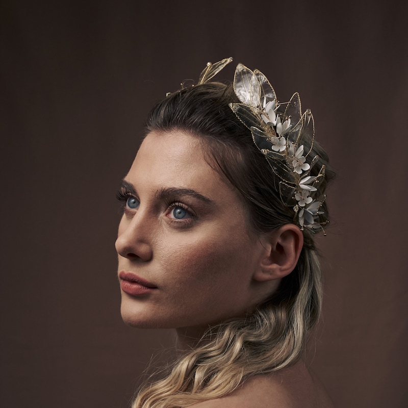 Gold Leaf Headpiece - Etsy