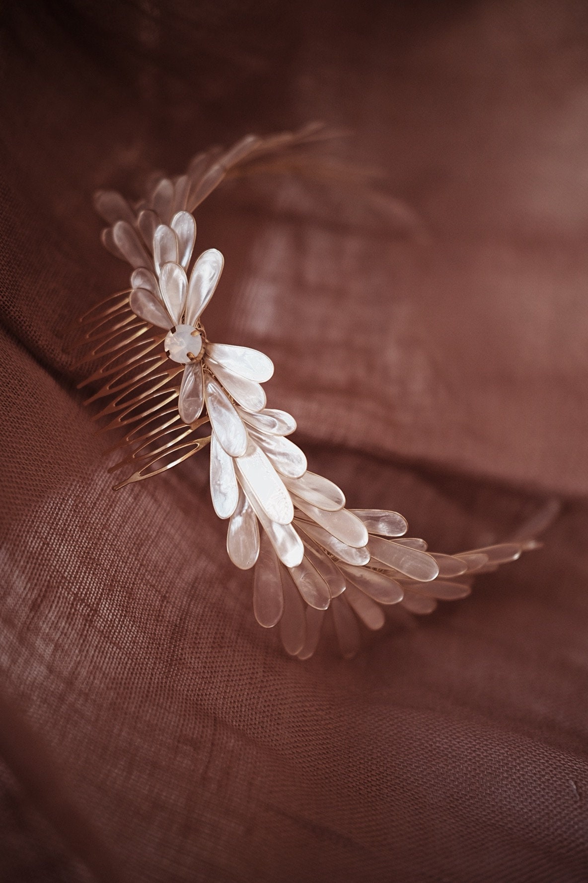 Gold Angel Headpiece, Swan Headpiece, Side Headpiece, Wing Headpiece ...