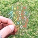 For the Greater Glory of God Clear Sticker AMDG Sticker - Etsy