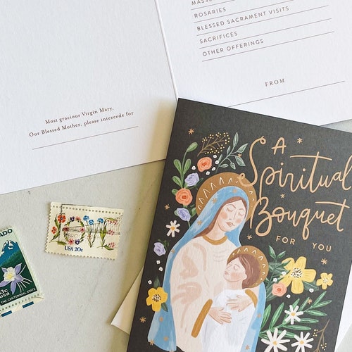 Spiritual Bouquet Card Bundle - Etsy
