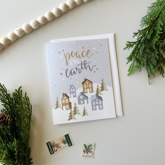 Peace On Earth Christmas Card Peace On Earth Christmas Card