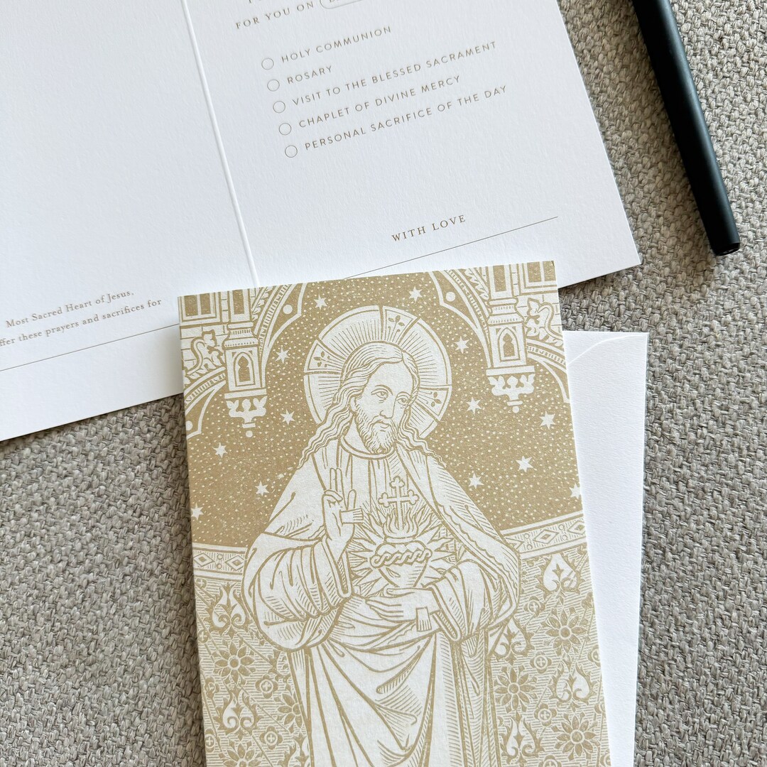 Spiritual Bouquet Card, Praying for You Card, Catholic Cards, Catholic ...