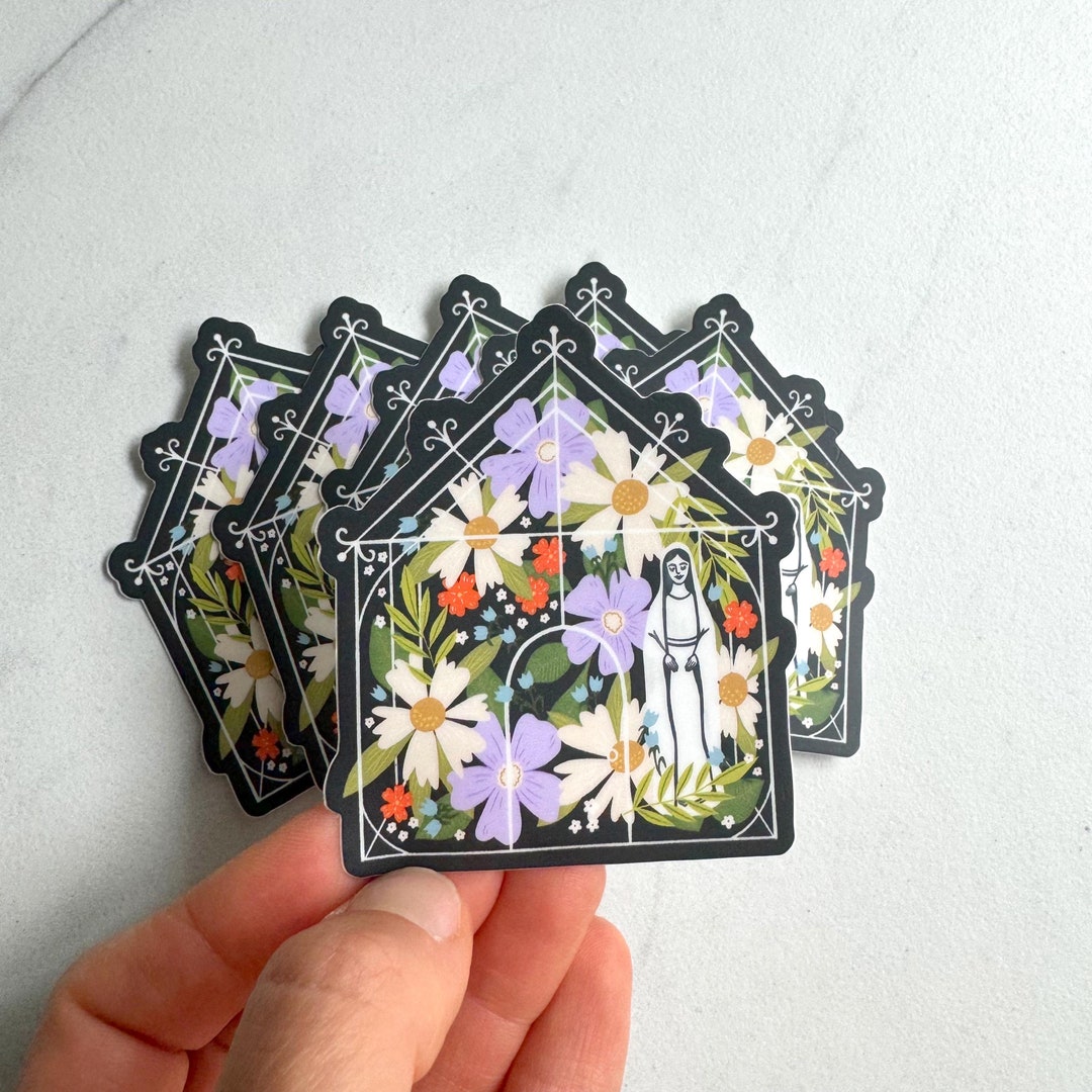 Marian Sticker, Mary Garden Sticker, Mary Decal, Mary Sticker, Marian ...