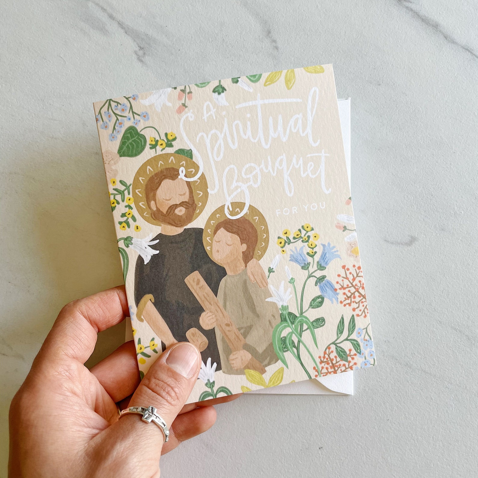 Spiritual Bouquet Card, St. Joseph Card, Spiritual Bouquet, Prayer ...