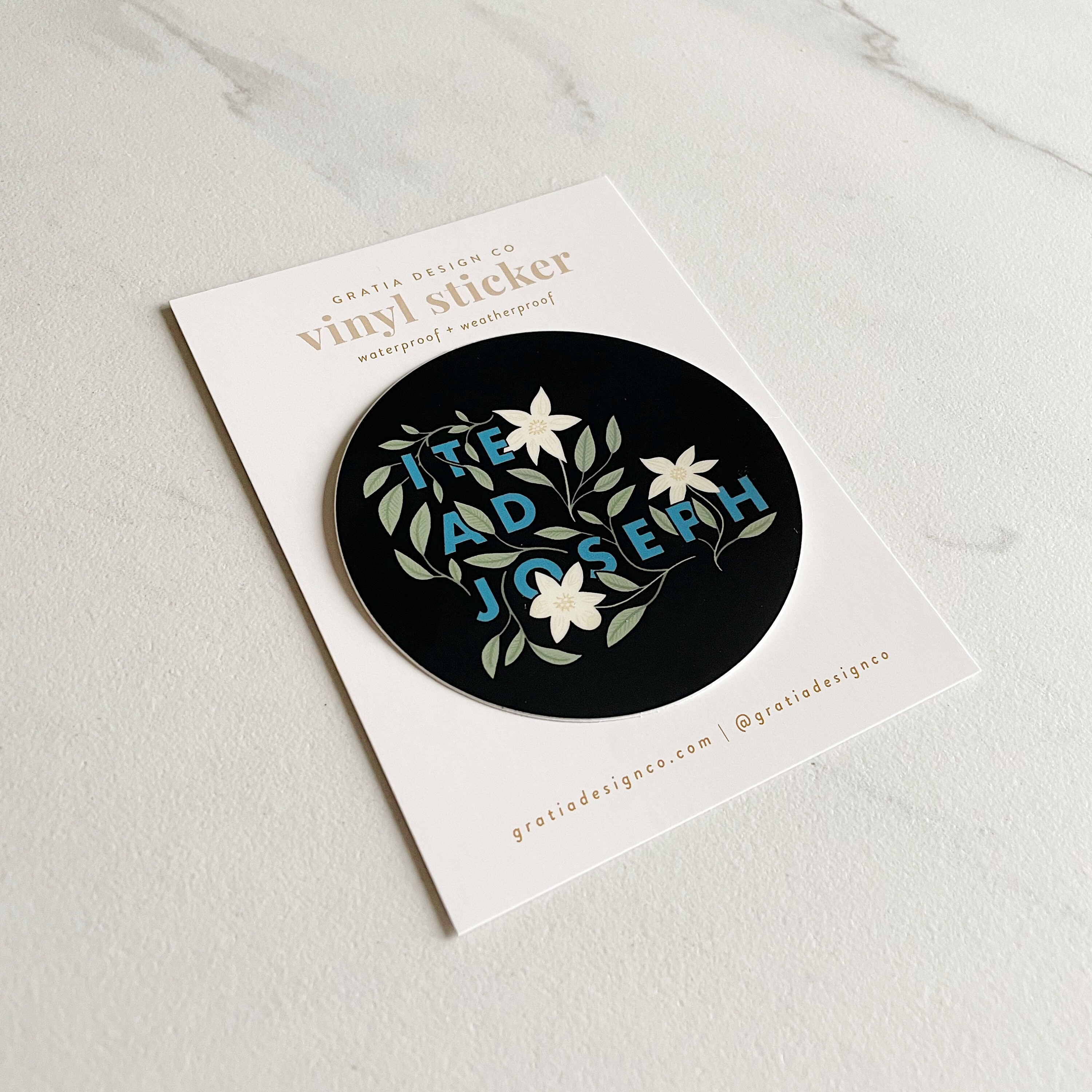Ite Ad Joseph Sticker Saint Joseph Decal St. Joseph Sticker | Etsy