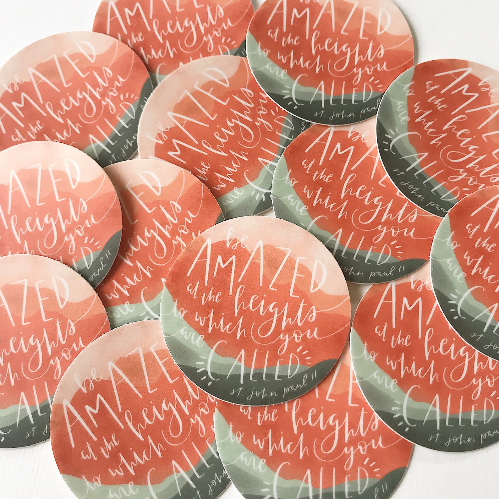 St. John Paul II Vinyl Sticker JPII Sticker Catholic | Etsy