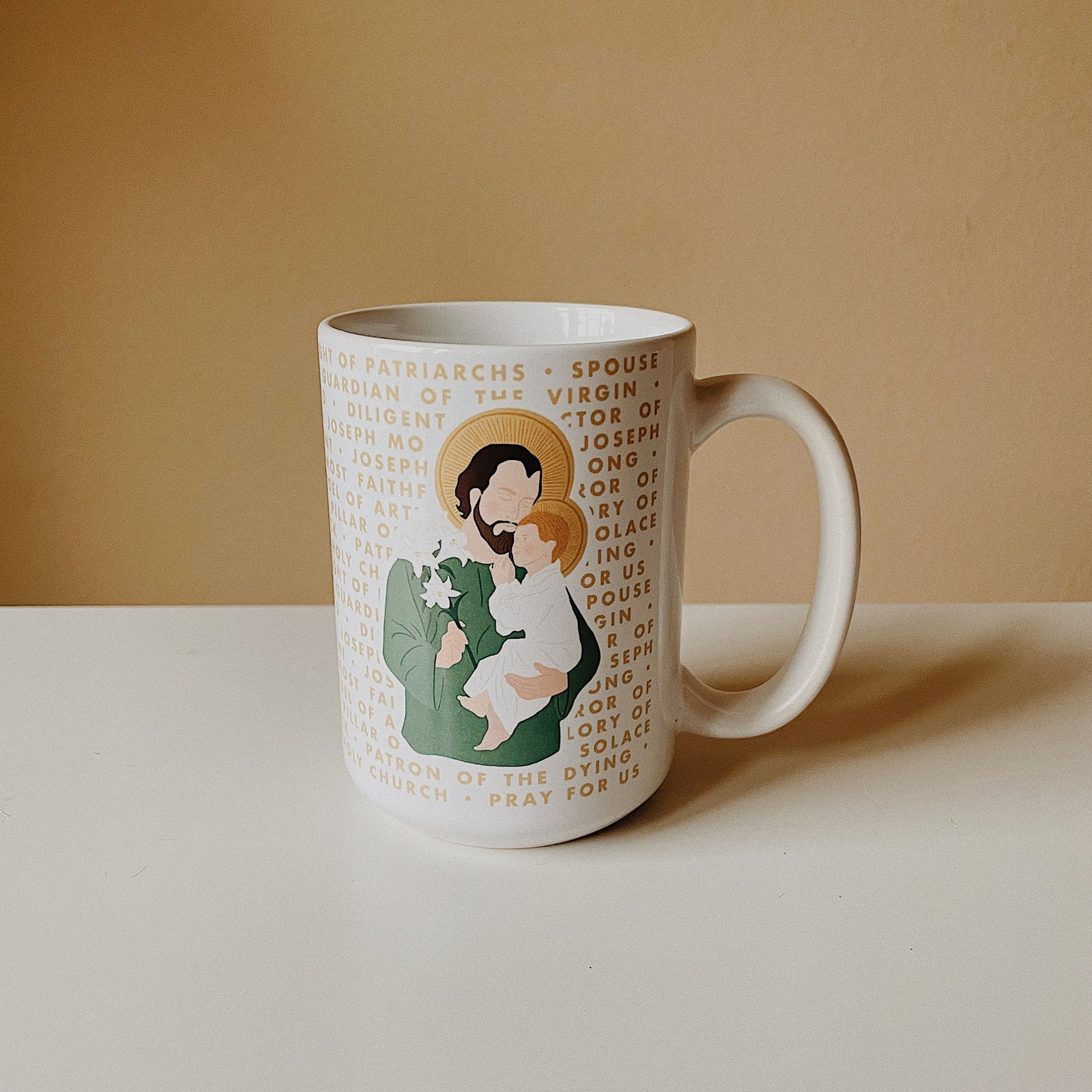 St. Joseph Mug 15oz Saint Joseph Mug Catholic Mug St. | Etsy