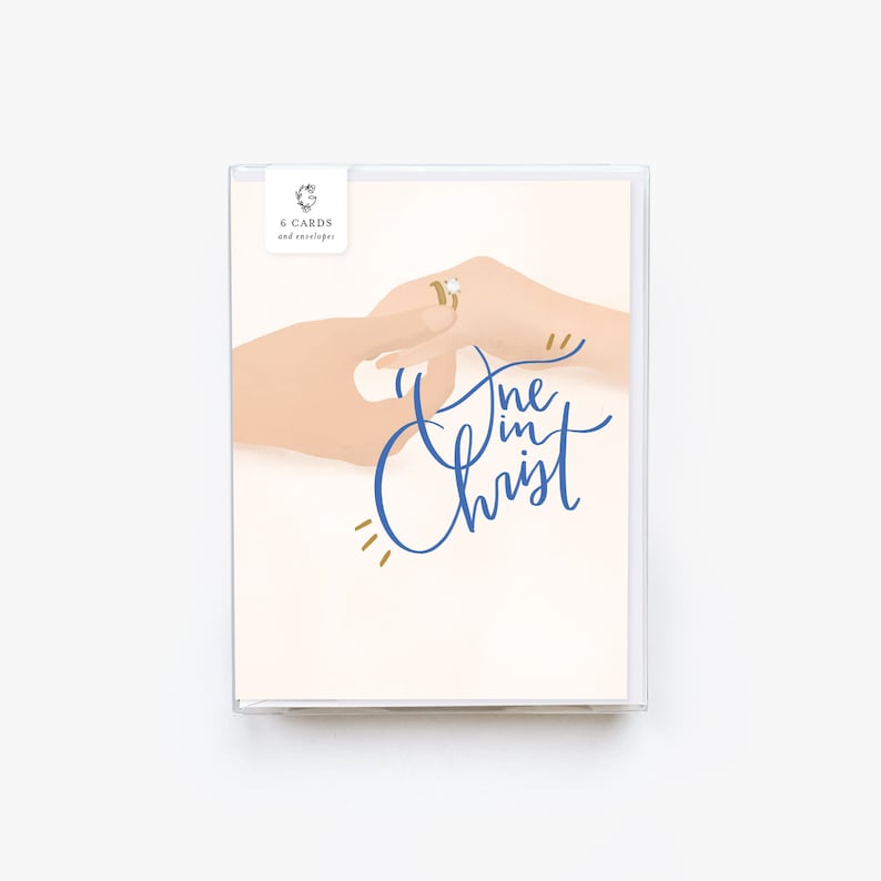 One in Christ Greeting Card Catholic Wedding Card Catholic - Etsy