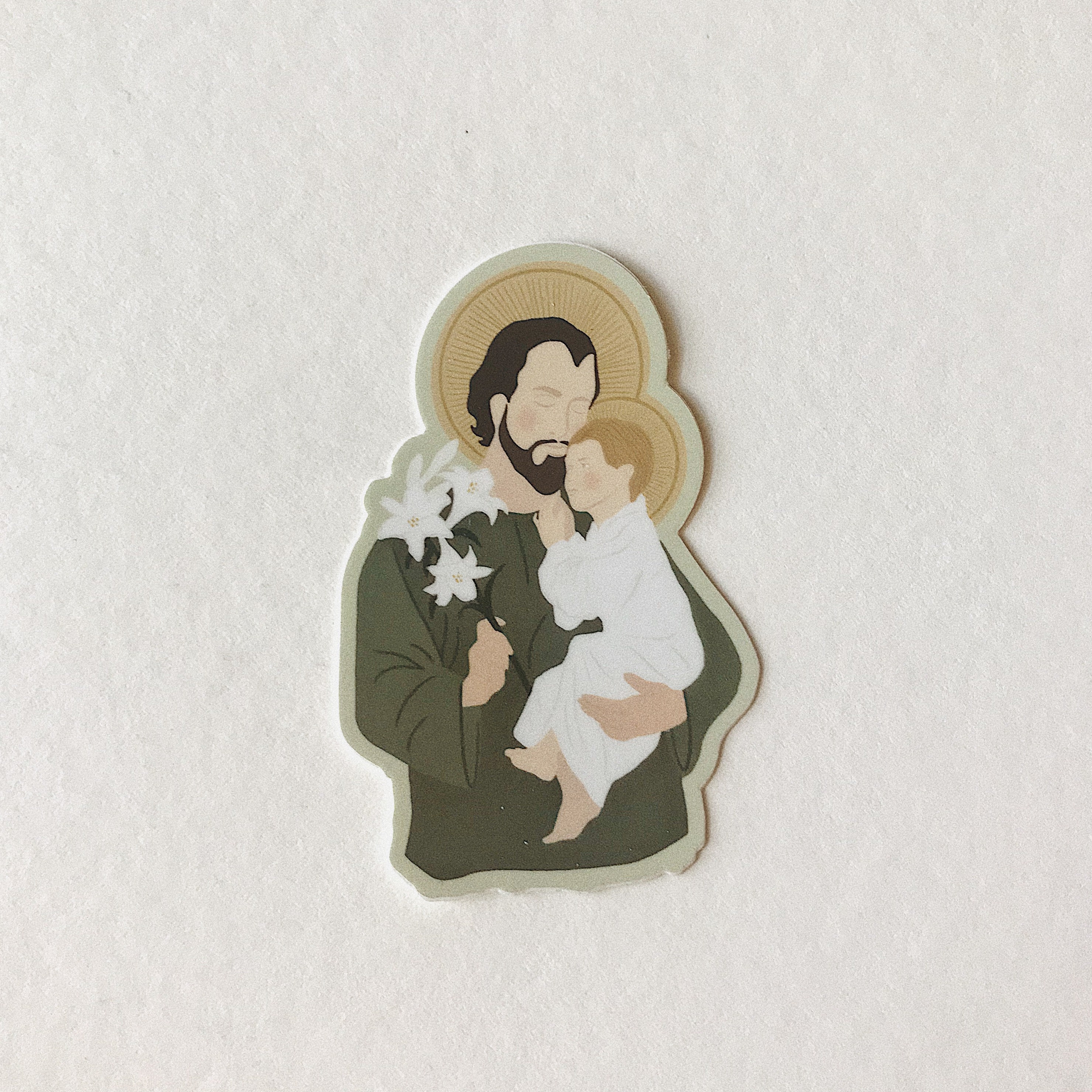 St. Joseph Sticker, Saint Joseph Decal, Saint Sticker, Catholic Sticker ...
