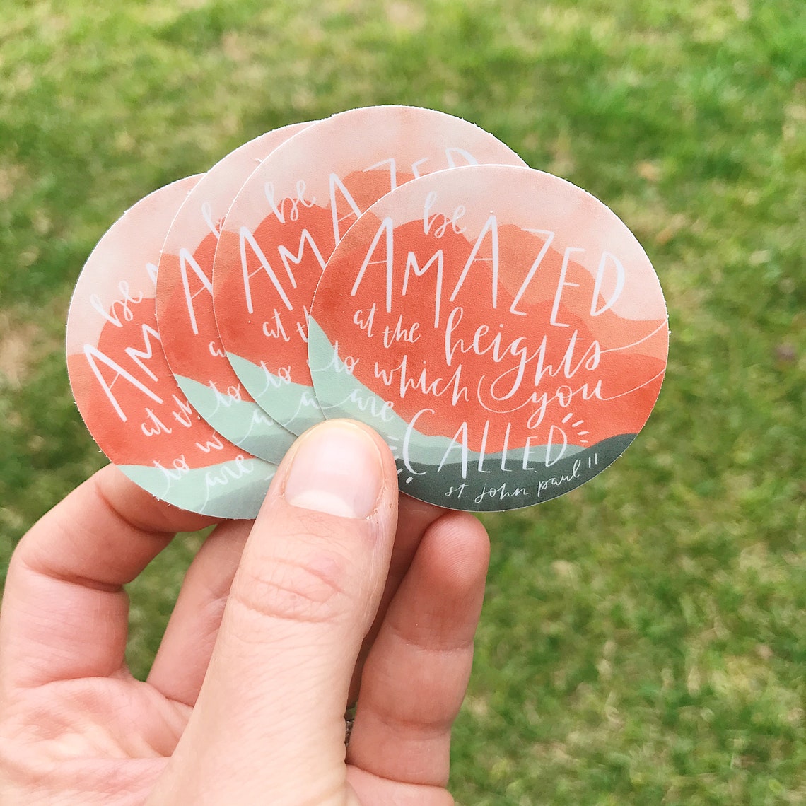 St. John Paul II Vinyl Sticker JPII Sticker Catholic | Etsy