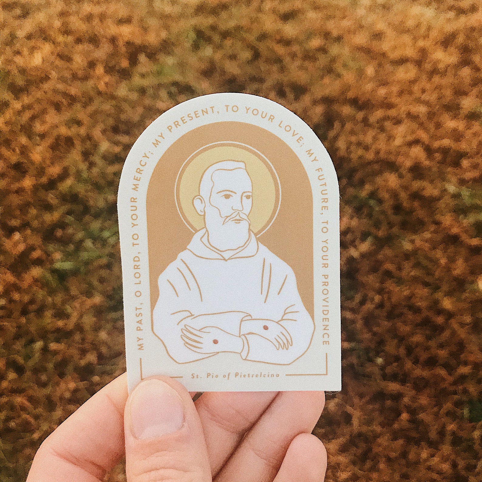 Padre Pio Sticker Padre Pio Quote St. Pio of Pietrelcina | Etsy