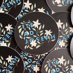 Ite Ad Joseph Sticker, Saint Joseph Decal, St. Joseph Sticker, Catholic ...