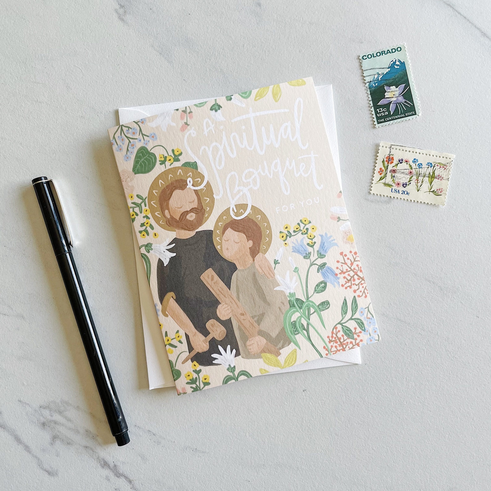 Spiritual Bouquet Card, St. Joseph Card, Spiritual Bouquet, Prayer ...