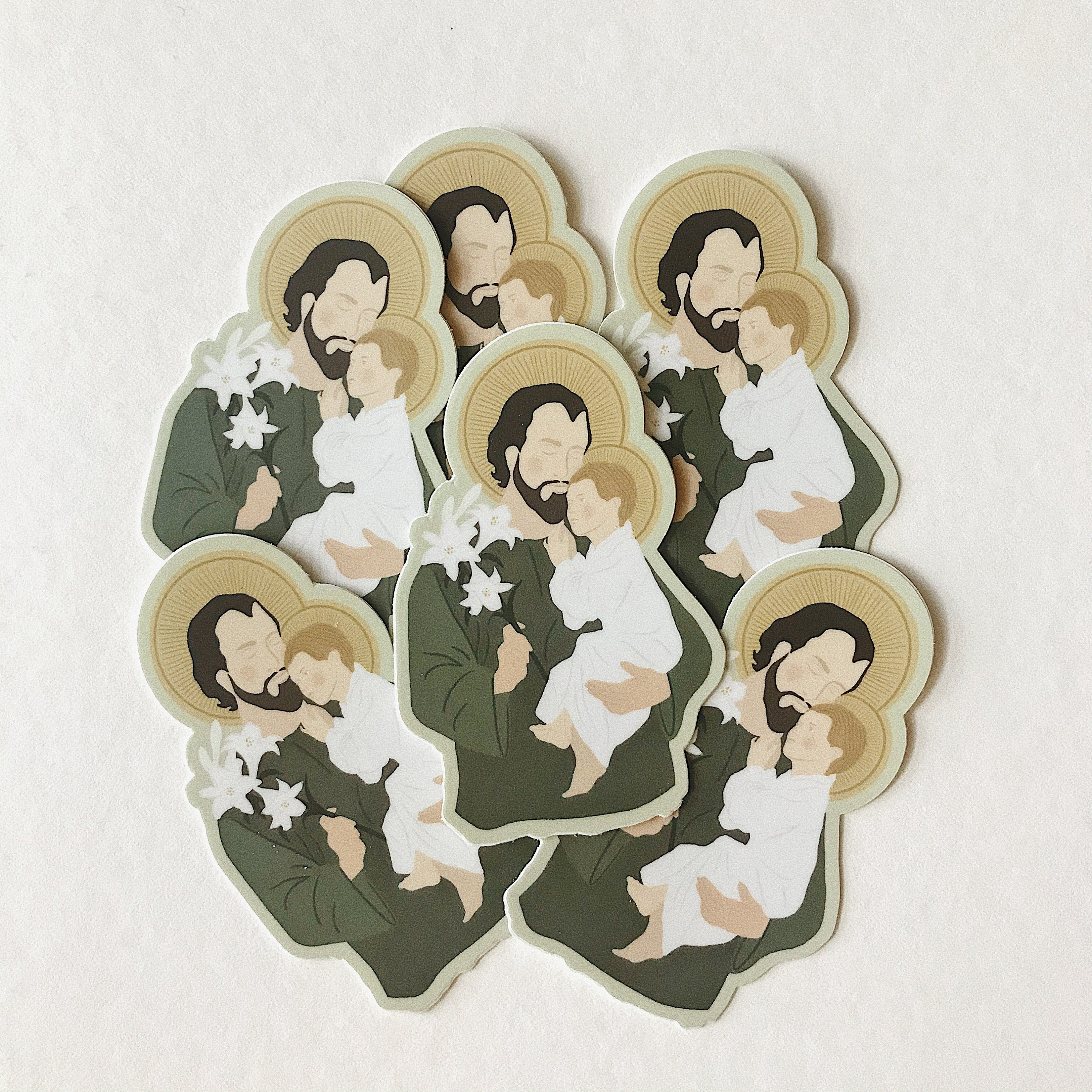St. Joseph Sticker, Saint Joseph Decal, Saint Sticker, Catholic Sticker ...