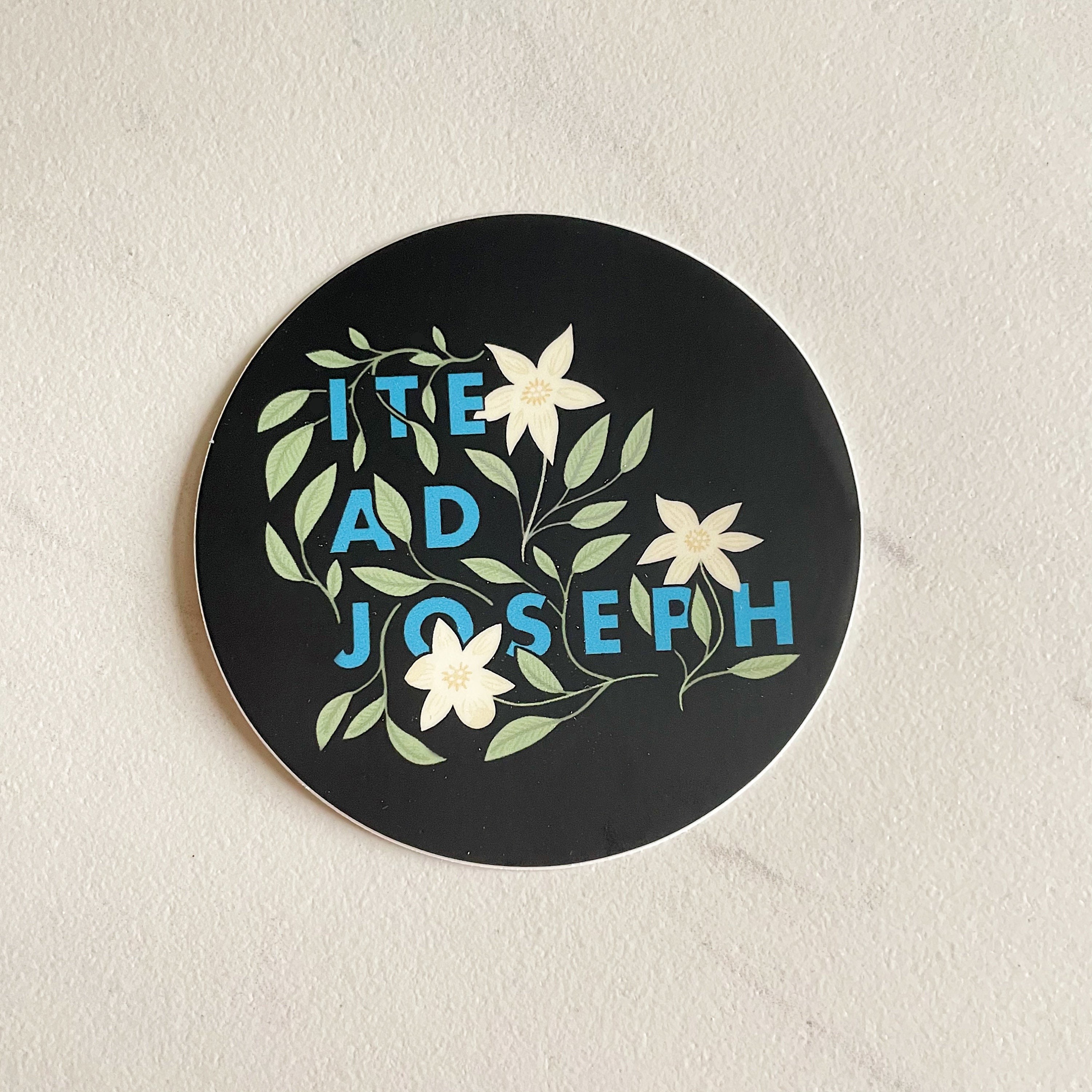 Ite Ad Joseph Sticker Saint Joseph Decal St. Joseph Sticker | Etsy