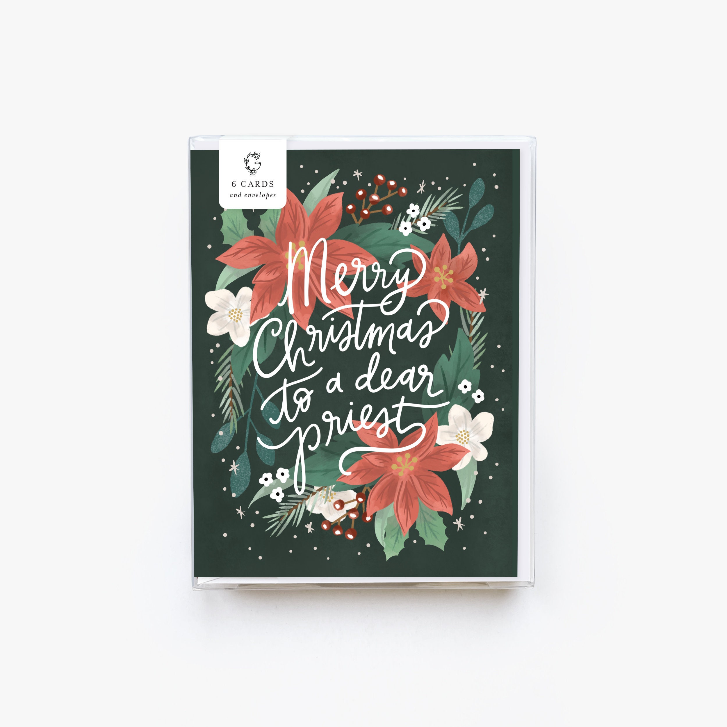 Priest Christmas Card, Catholic Christmas Card, Pastor Christmas Cards ...