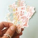 For the Greater Glory of God Clear Sticker AMDG Sticker - Etsy
