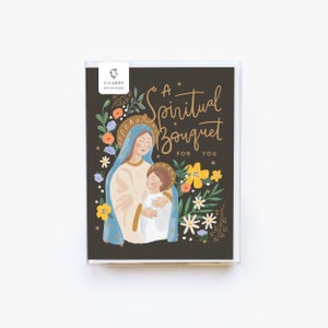 Spiritual Bouquet Card, Marian Card, Spiritual Bouquet, Prayer Bouquet ...